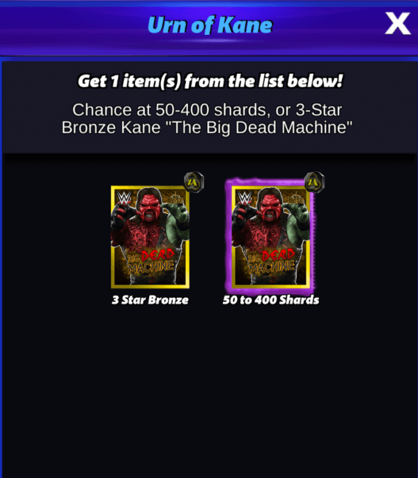 Inhuman Rampage – WWE Champions