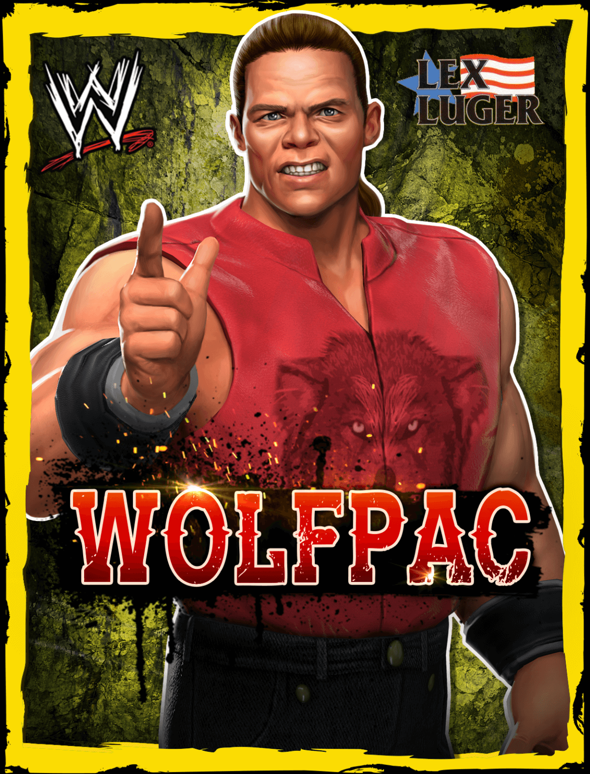 Lex Luger “Wolfpac” Debut – WWE Champions