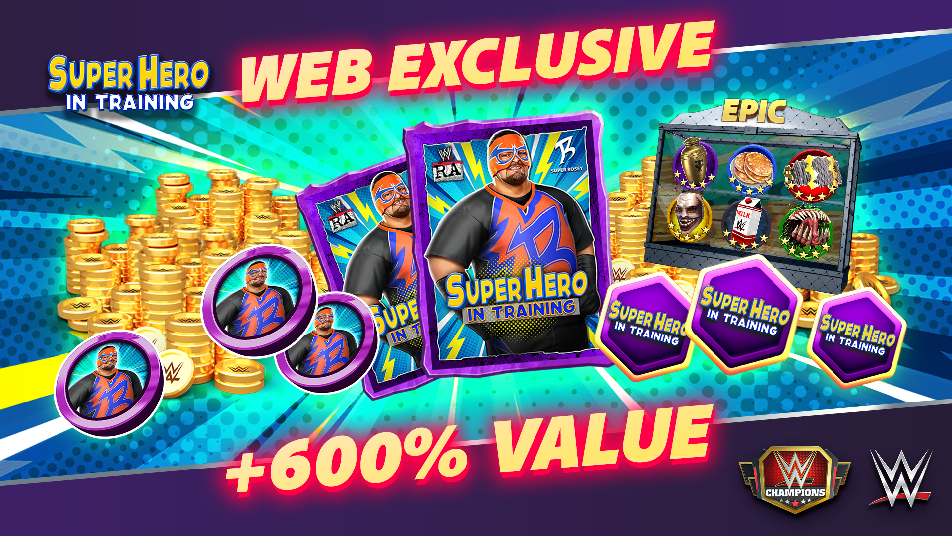 Super Rosey Showdown Showcase – WWE Champions