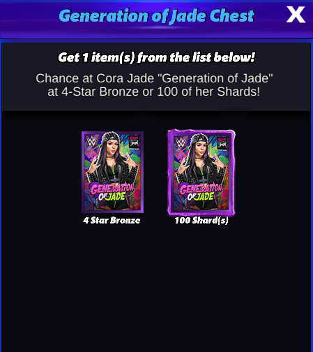 Generation of Jade – WWE Champions