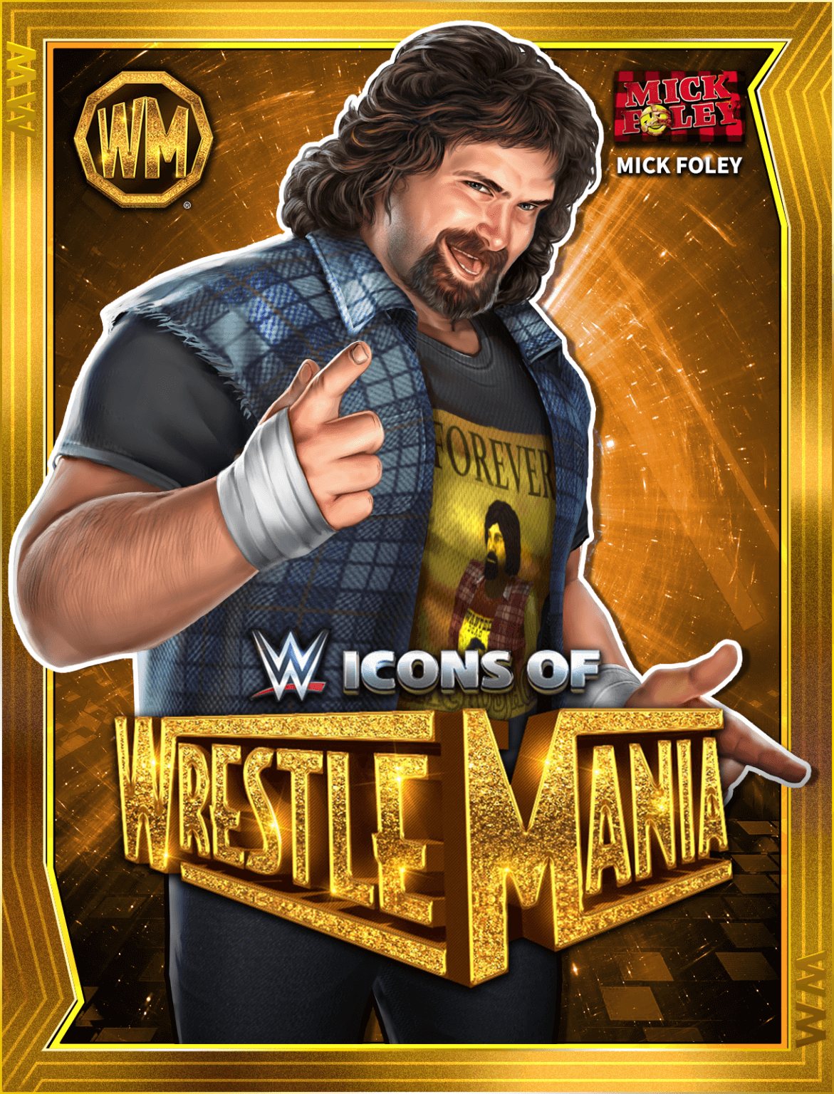 NEW Mick Foley “Icons of WrestleMania” – WWE Champions